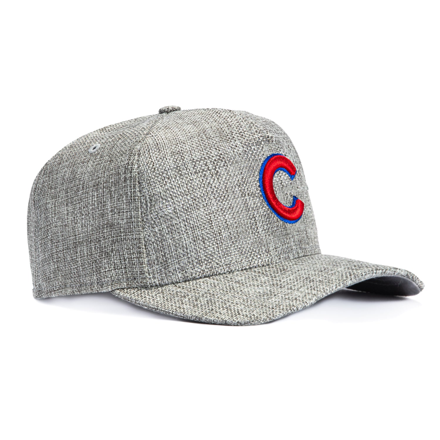 New Era 9Forty M-Crown Cotton Weave Chicago Cubs Snapback Hat - Grey ...