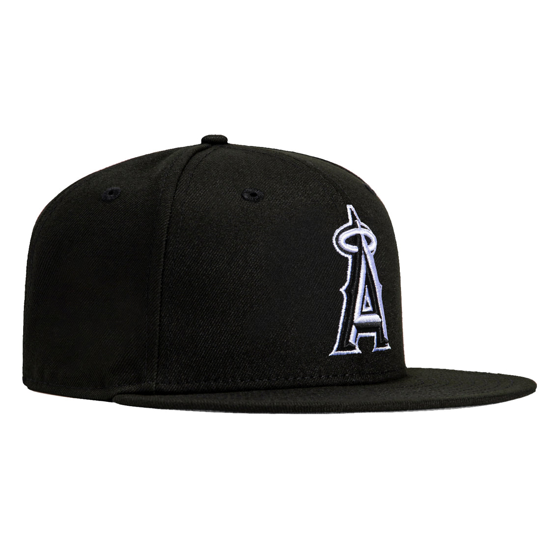 New Era 9Fifty MLB Basic Los Angeles Angels Snapback Hat - Black, Whit ...