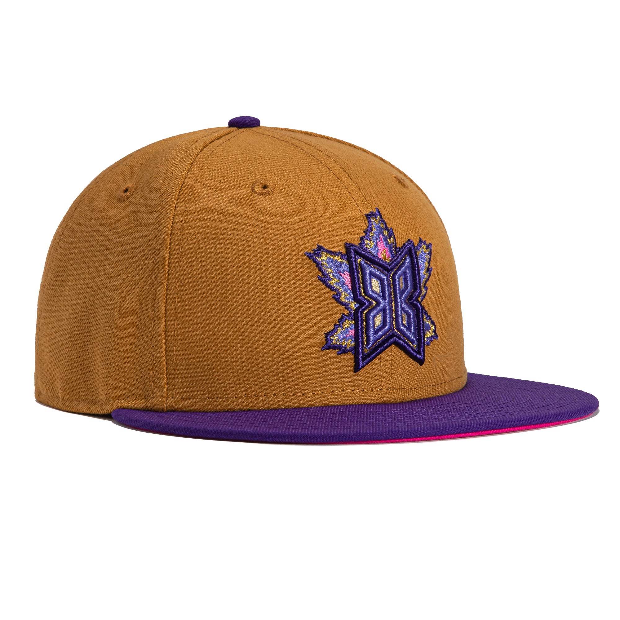 New Era 59Fifty Bakersfield Blaze Hat - Tan, Purple – Hat Club
