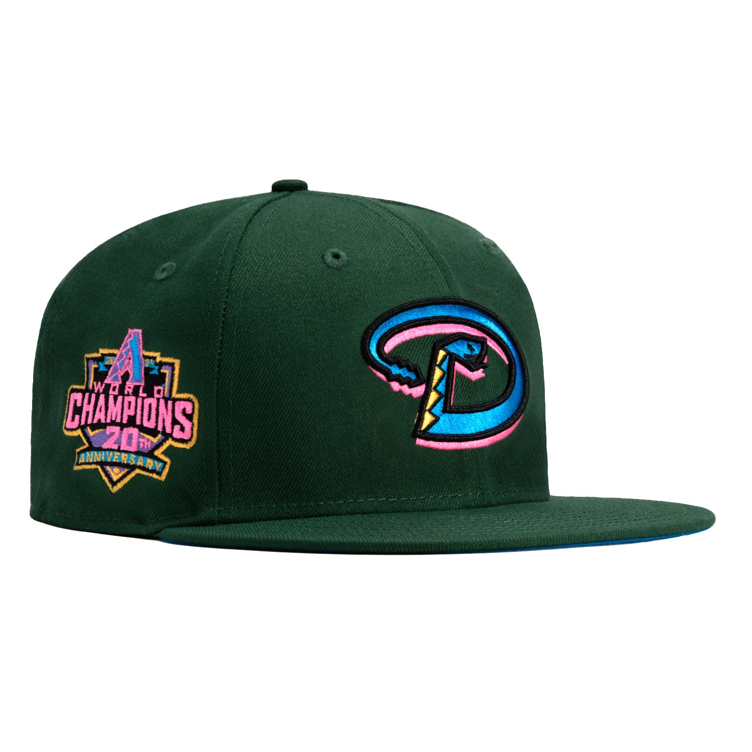 New Era 59Fifty Peacock Pack Arizona Diamondbacks 20th Anniversary Cha ...