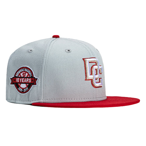 New Era 59Fifty Washington Nationals 10th Anniversary Patch DC Hat - G ...