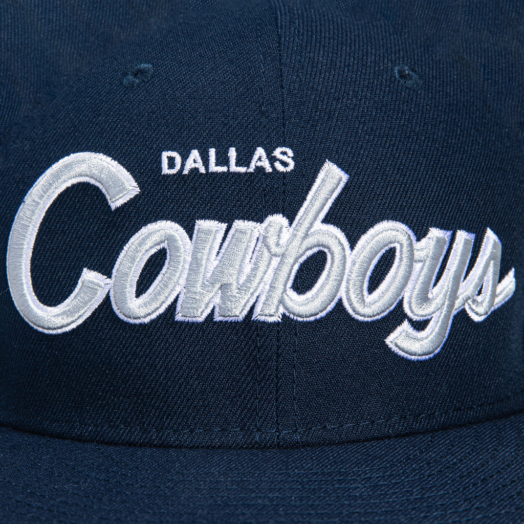 New Era 9Fifty Dallas Cowboys Script Snapback Hat - Navy – Hat Club