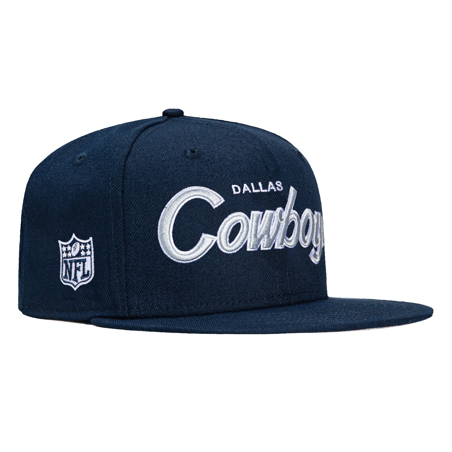 New Era 9Fifty Dallas Cowboys Script Snapback Hat - Navy – Hat Club