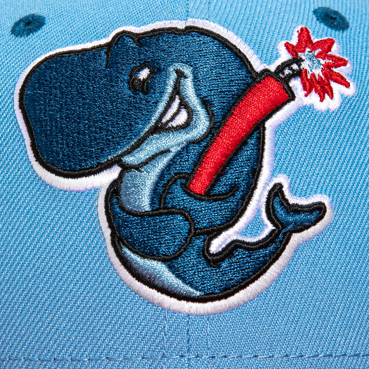 New Era 59Fifty Eugene Emeralds Exploding Whales Hat - Light Blue, Red ...