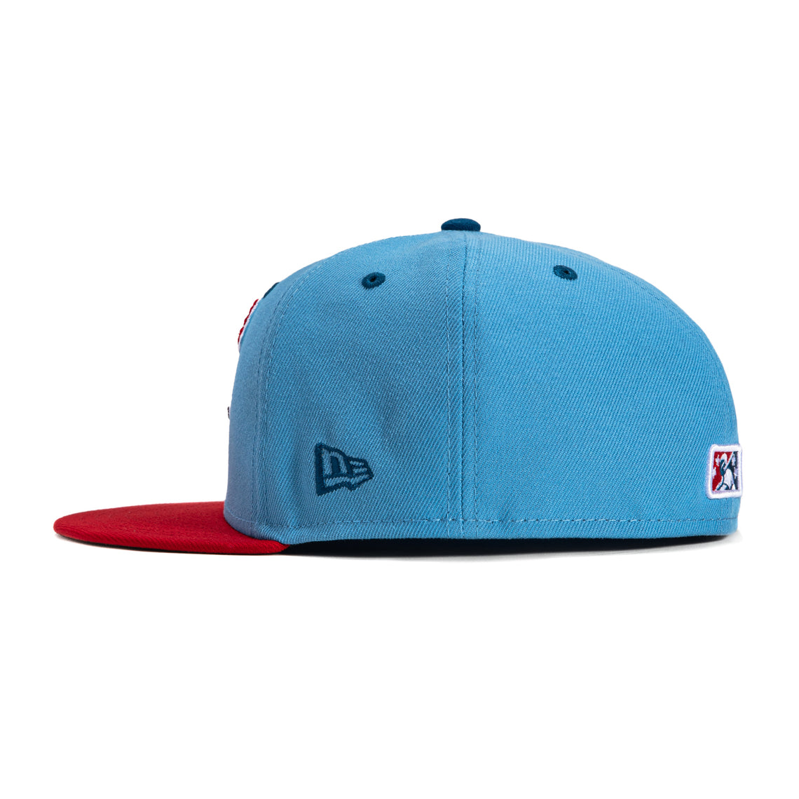 New Era 59Fifty Eugene Emeralds Exploding Whales Hat - Light Blue, Red ...