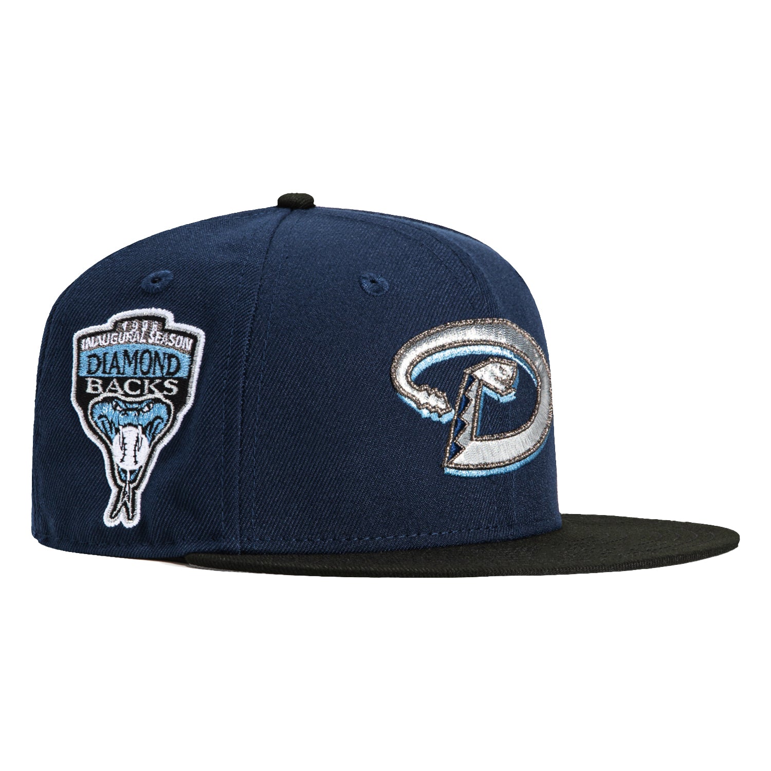 New Era 59Fifty Arizona Diamondbacks Inaugural Patch D Hat - Navy, Bla ...