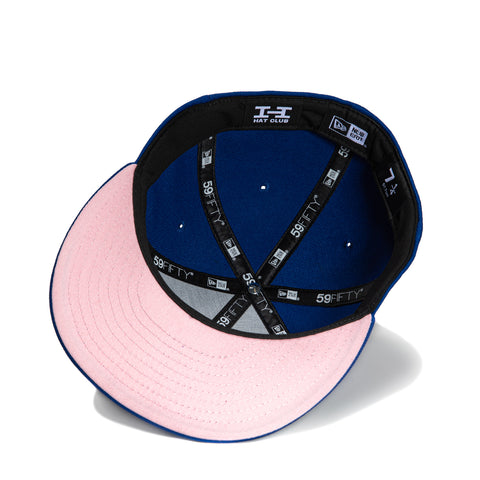 New Era 59Fifty Pink Bottom Ribbon 1992 Hat Club Patch Hat - Royal, White