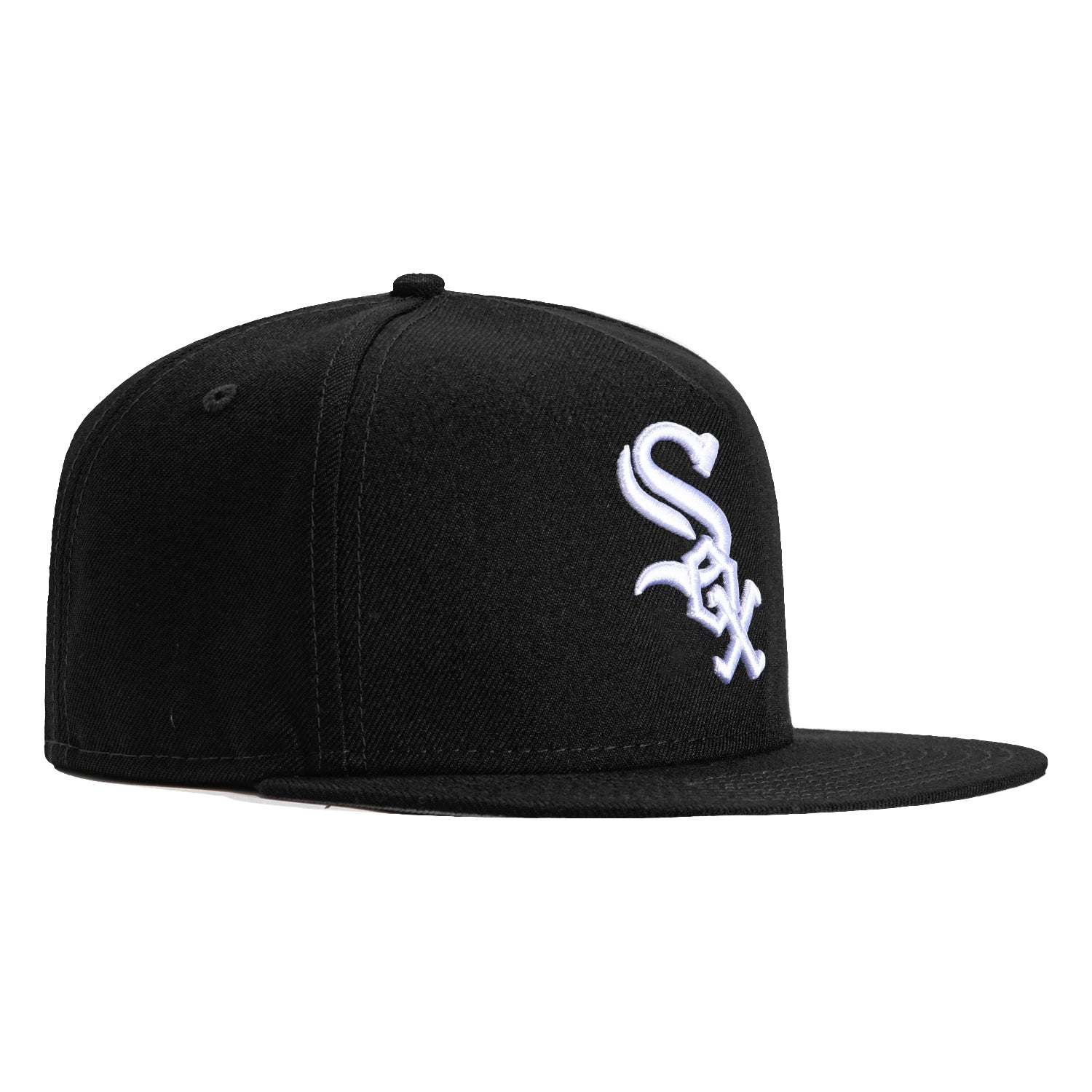 New Era 59Fifty A-frame Chicago White Sox Game Hat - Black – Hat Club