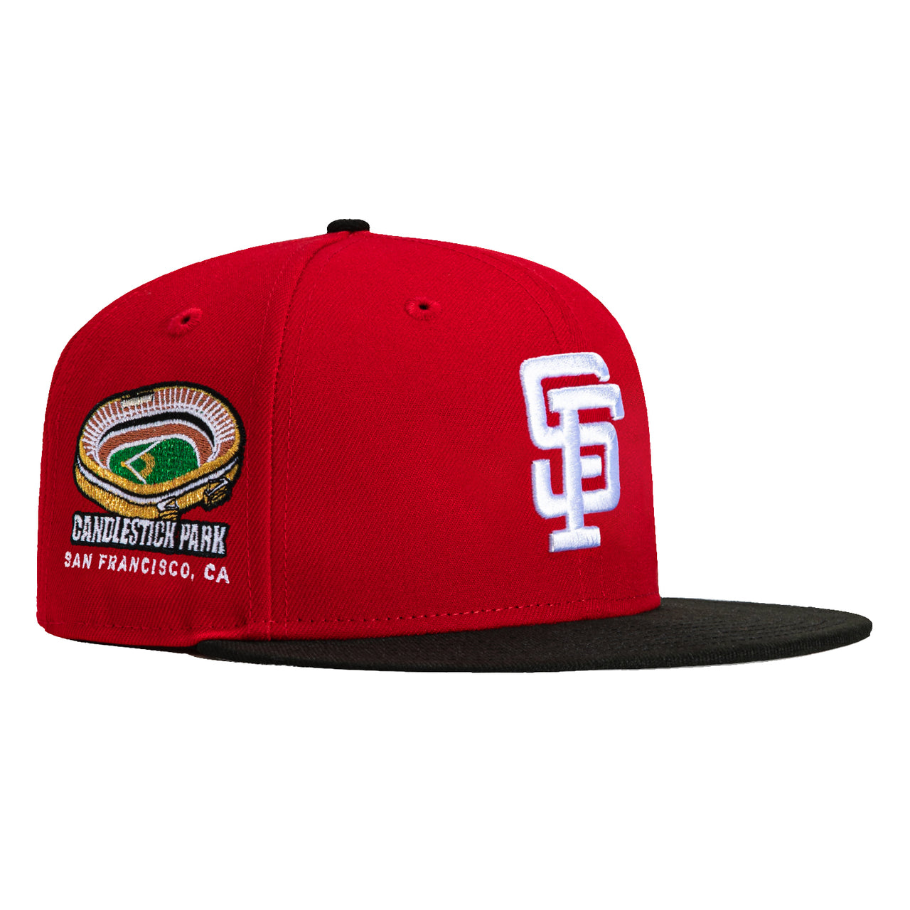 New Era 59Fifty San Francisco Giants Candlestick Park Patch Hat - Red ...