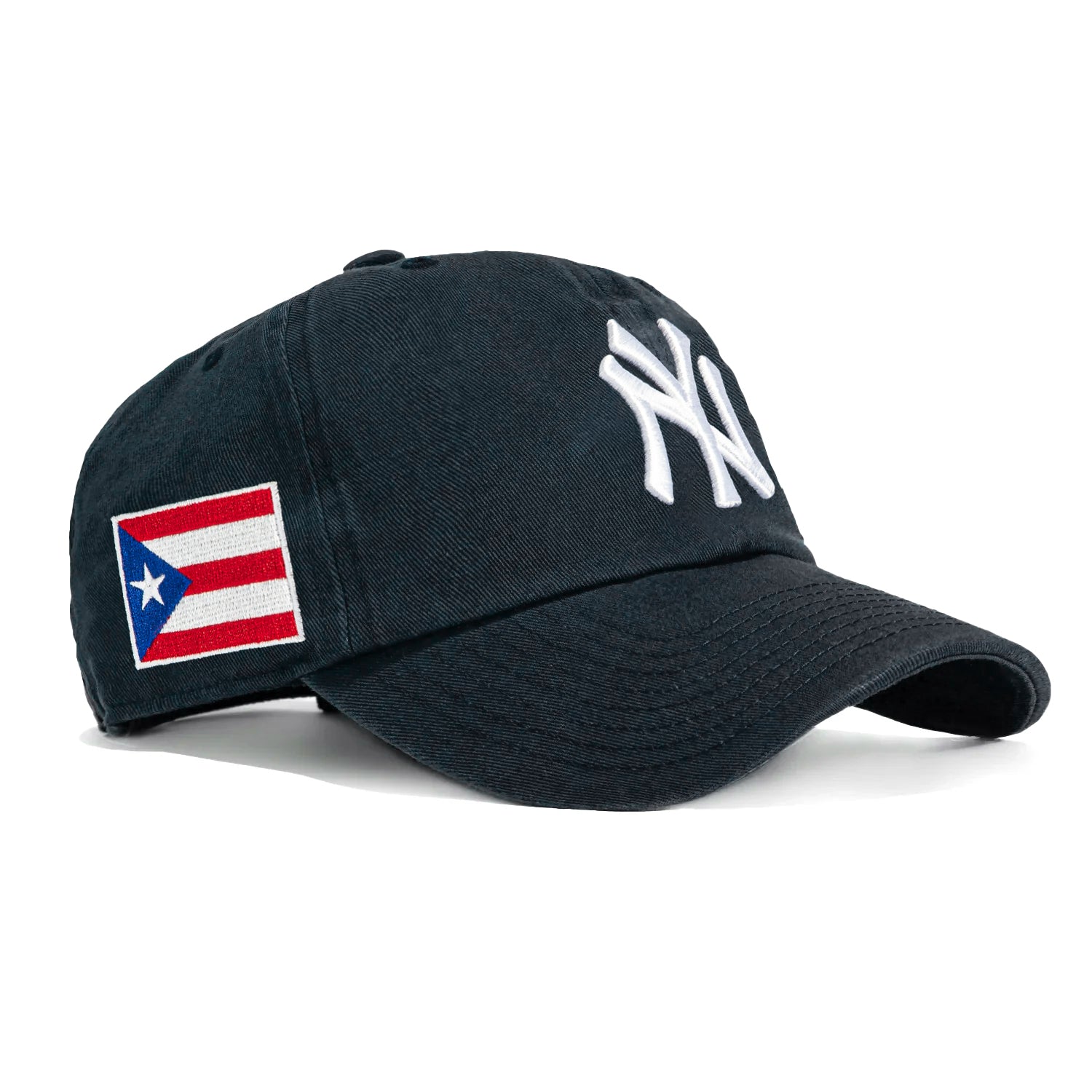 47 Brand New York Yankees Heritage Puerto Rico Flag Patch Cleanup Adju ...
