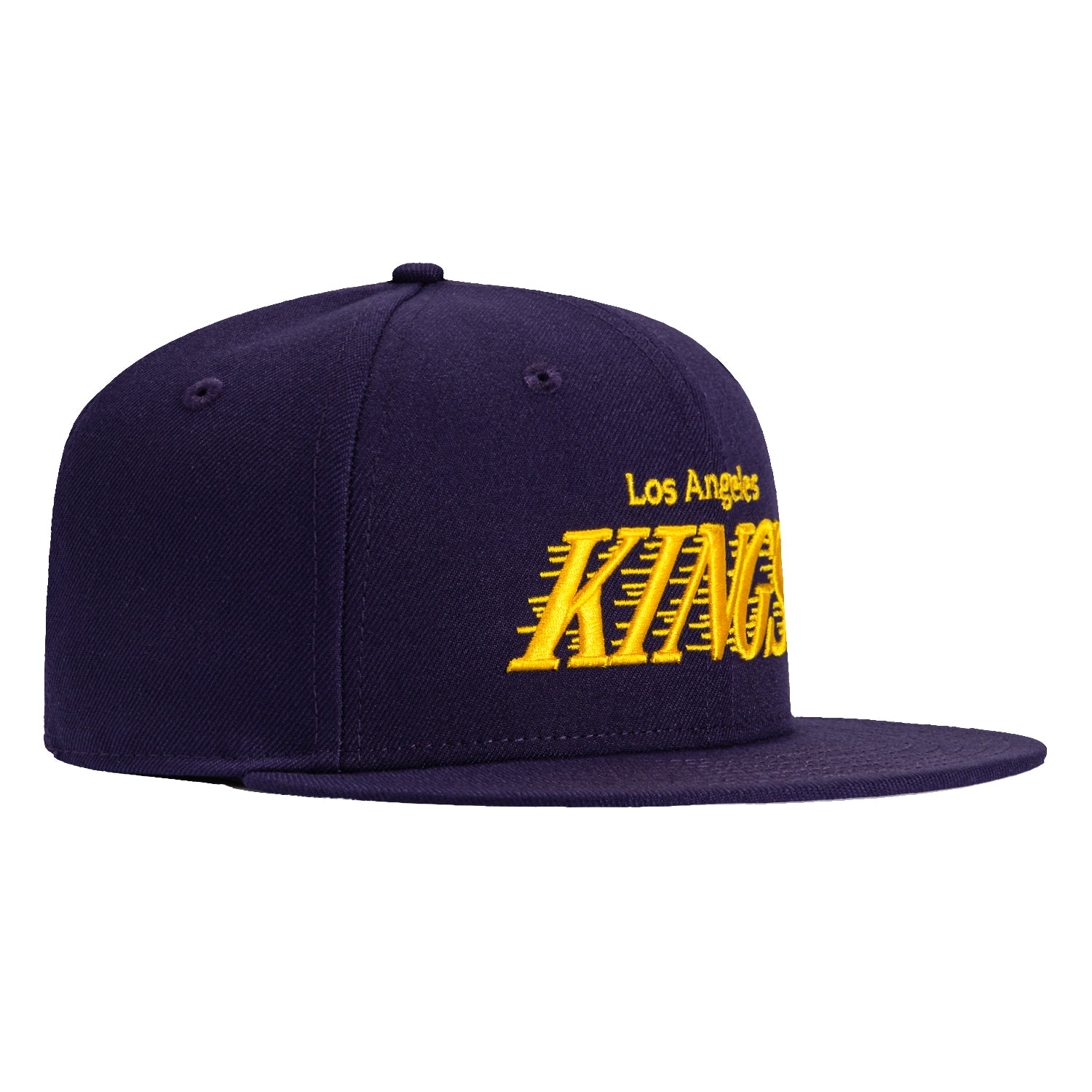 New Era 59Fifty Los Angeles Kings Patch Word Hat - Purple, Gold – Hat Club
