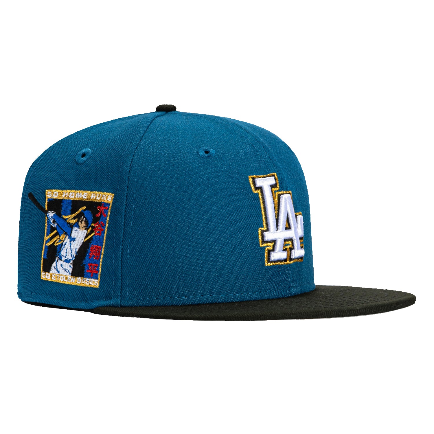 New Era 59Fifty Los Angeles Dodgers Ohtani 50/50 Patch Hat - Indigo, B ...