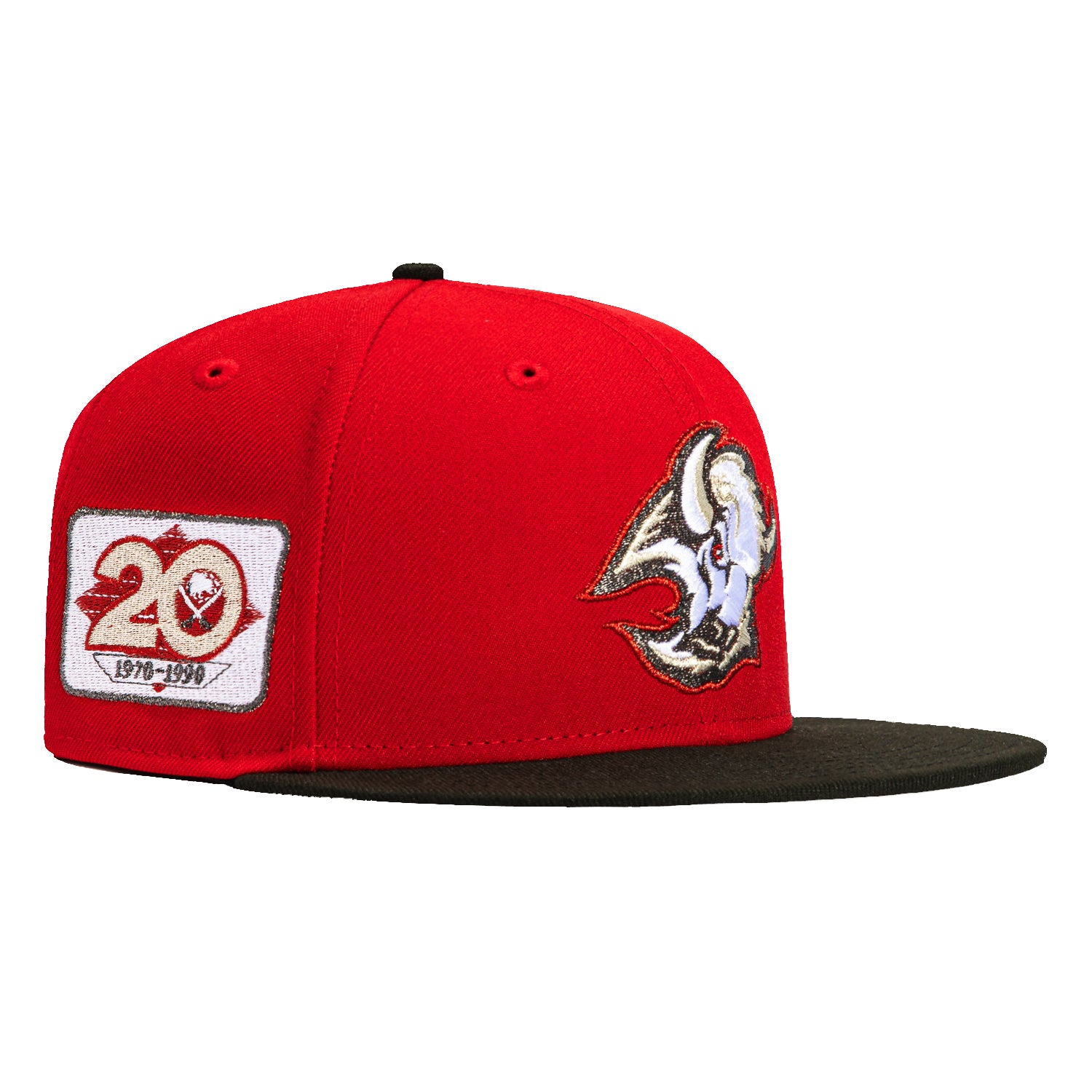 New Era 59Fifty Buffalo Sabres 20th Anniversary Patch Hat - Red, Black ...