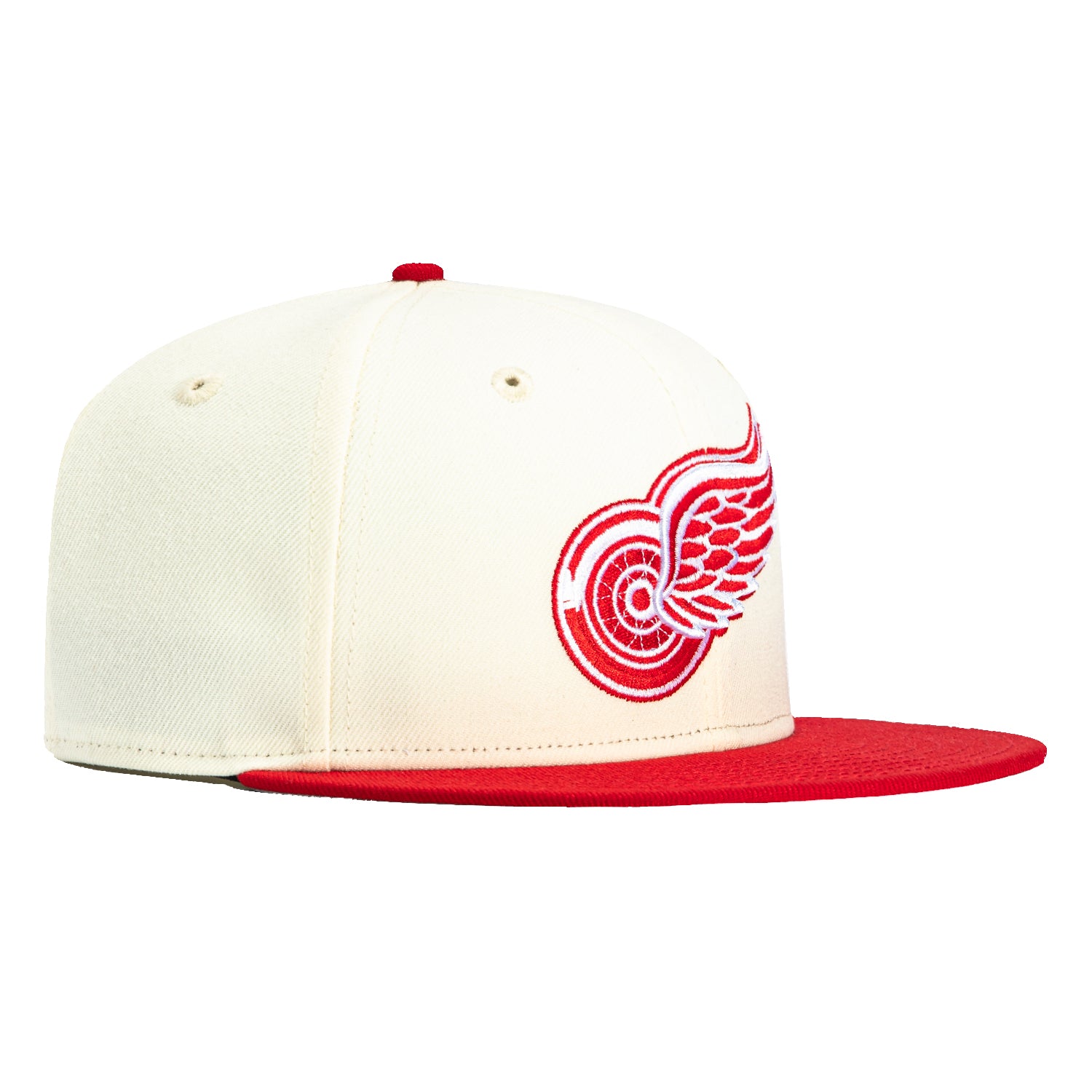 New Era 59Fifty White Dome Detroit Red Wings Hat - White, Red – Hat Club