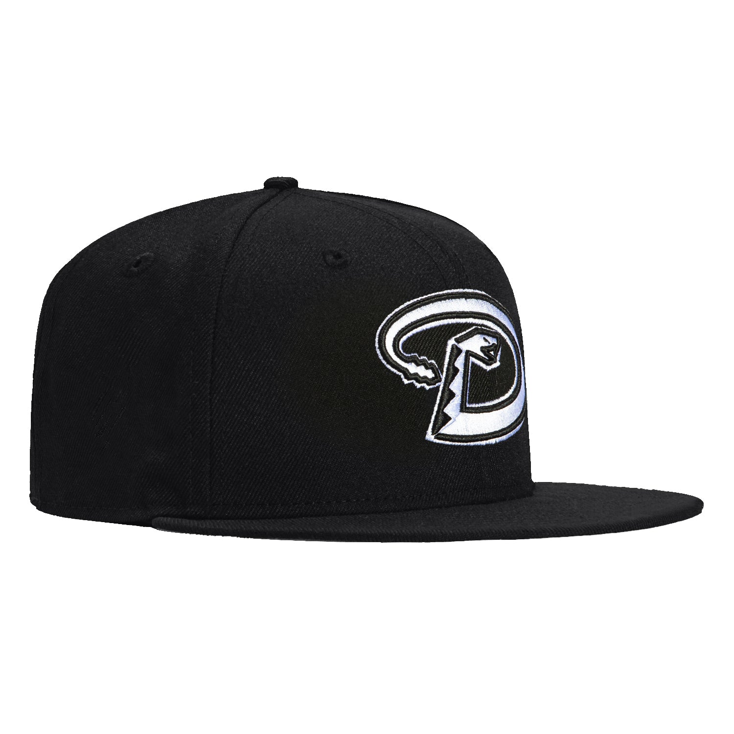 New Era 59Fifty Arizona Diamondbacks D Hat - Black, White – Hat Club