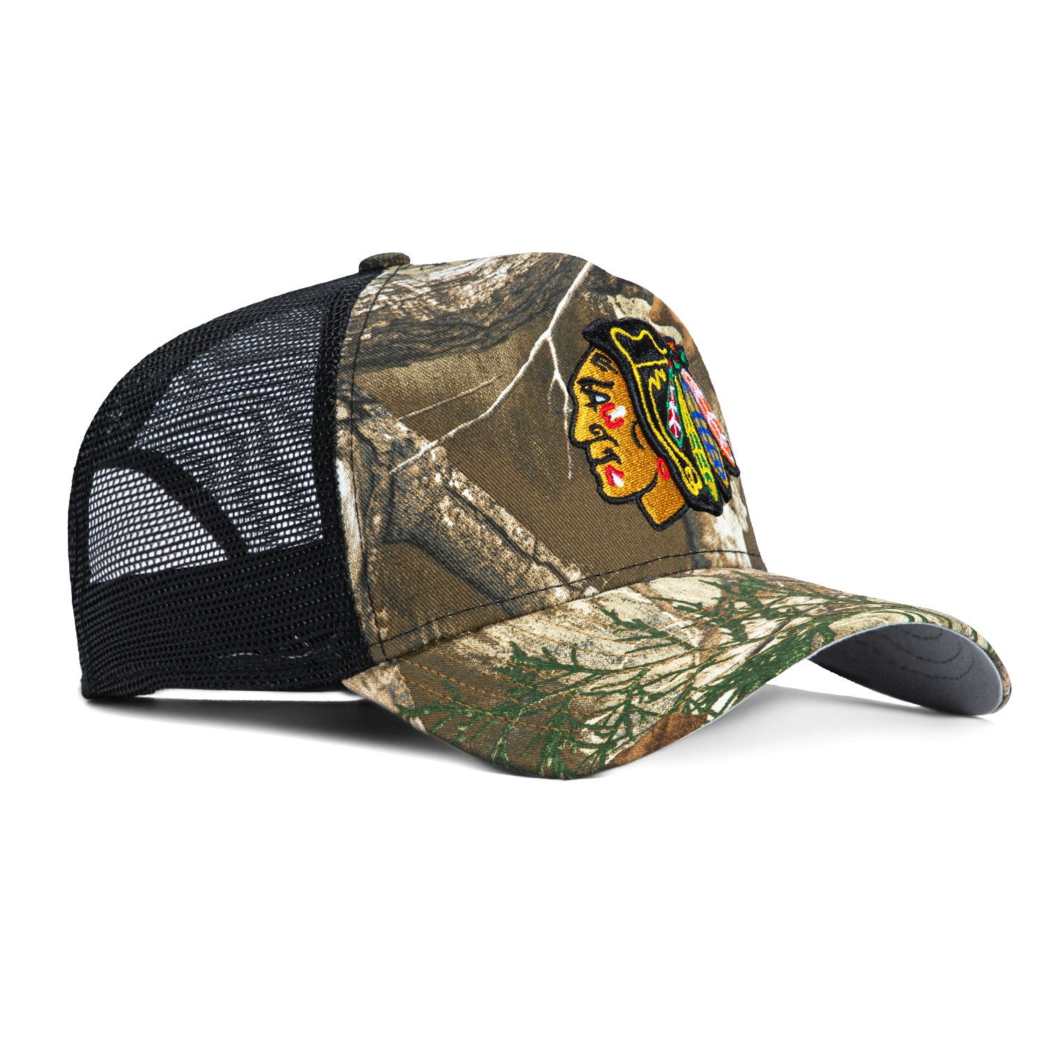 New Era 9Forty A-Frame Chicago Blackhawks Snapback Trucker Hat - Realt ...