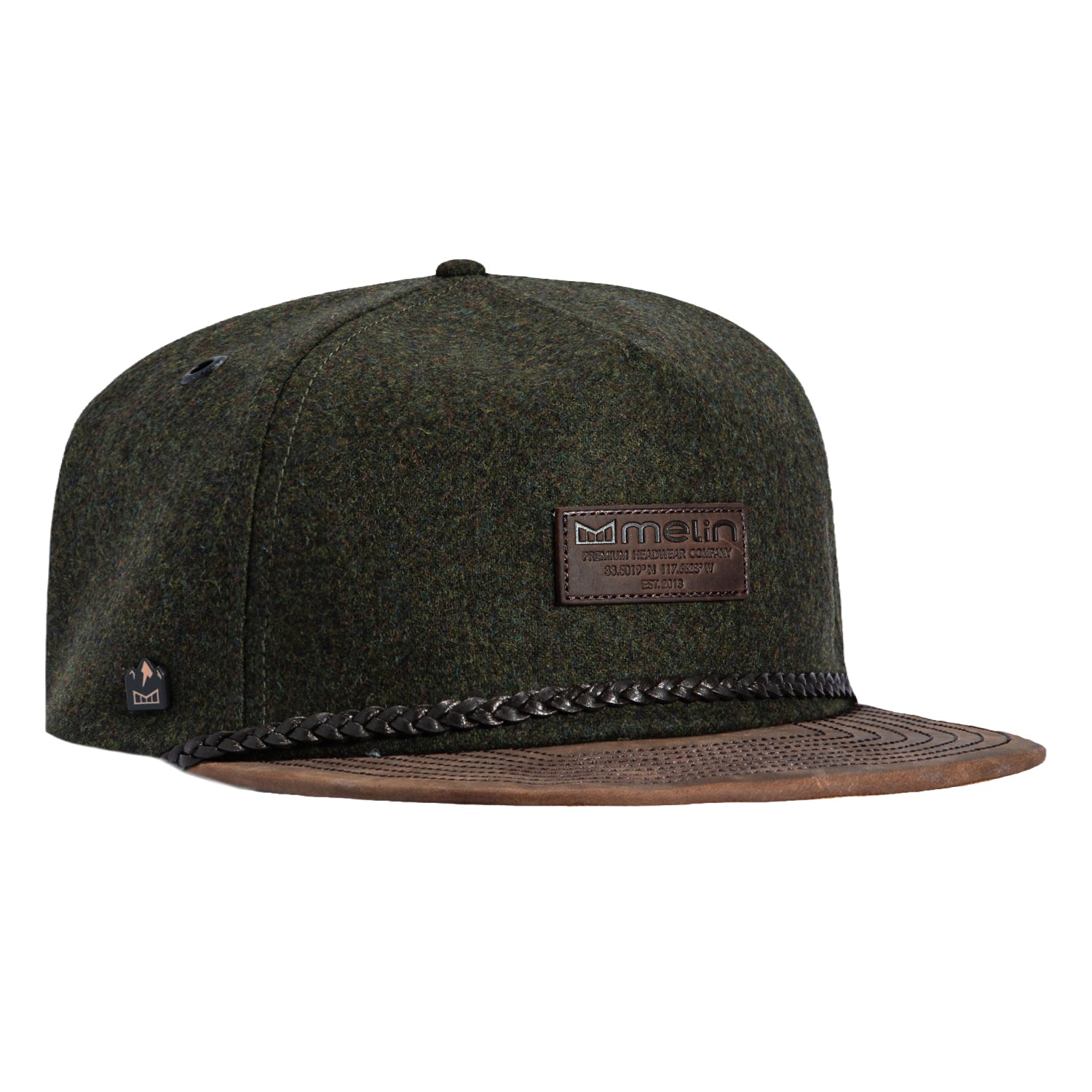 Melin Thermal Coronado Scout Snapback Hat - Forest Green, Brown – Hat Club