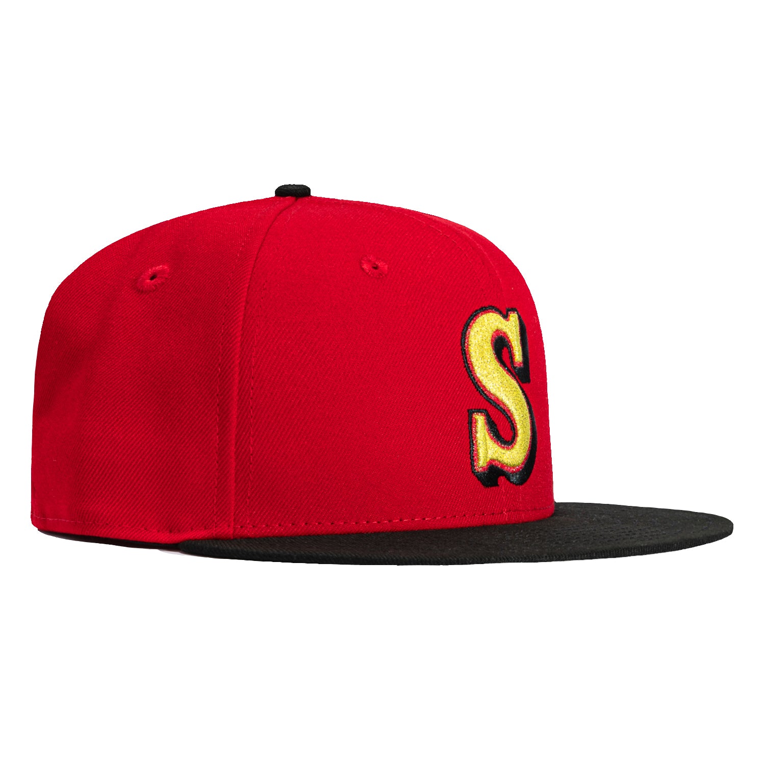 New Era 59Fifty Fireworks Seattle Mariners Hat - Red, Black – Hat Club