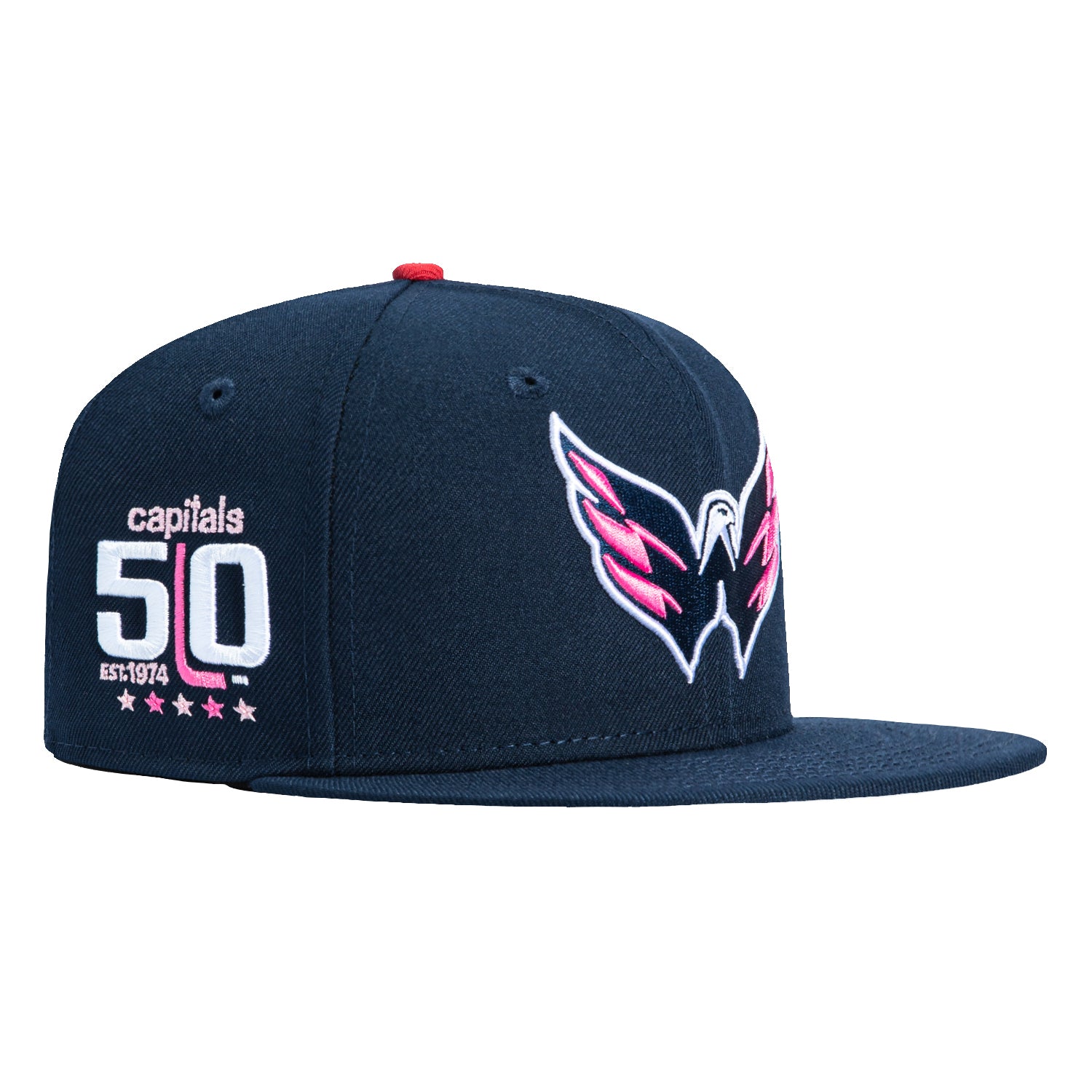 New Era 59Fifty Washington Capitals 50th Anniversary Patch Alternate H ...