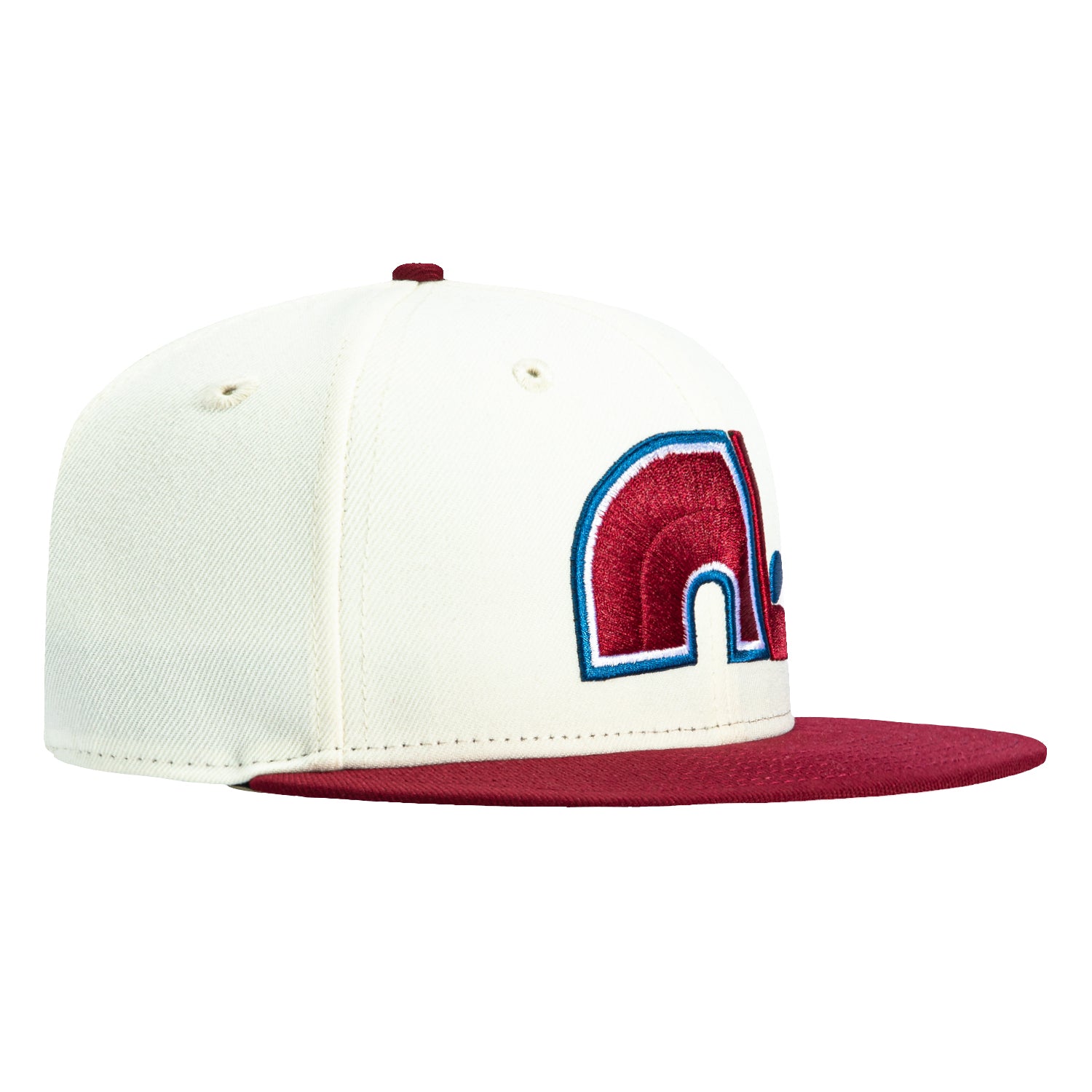 New Era 59Fifty Colorado Avalanche Quebec Nordiques Hat - White, Cardi ...