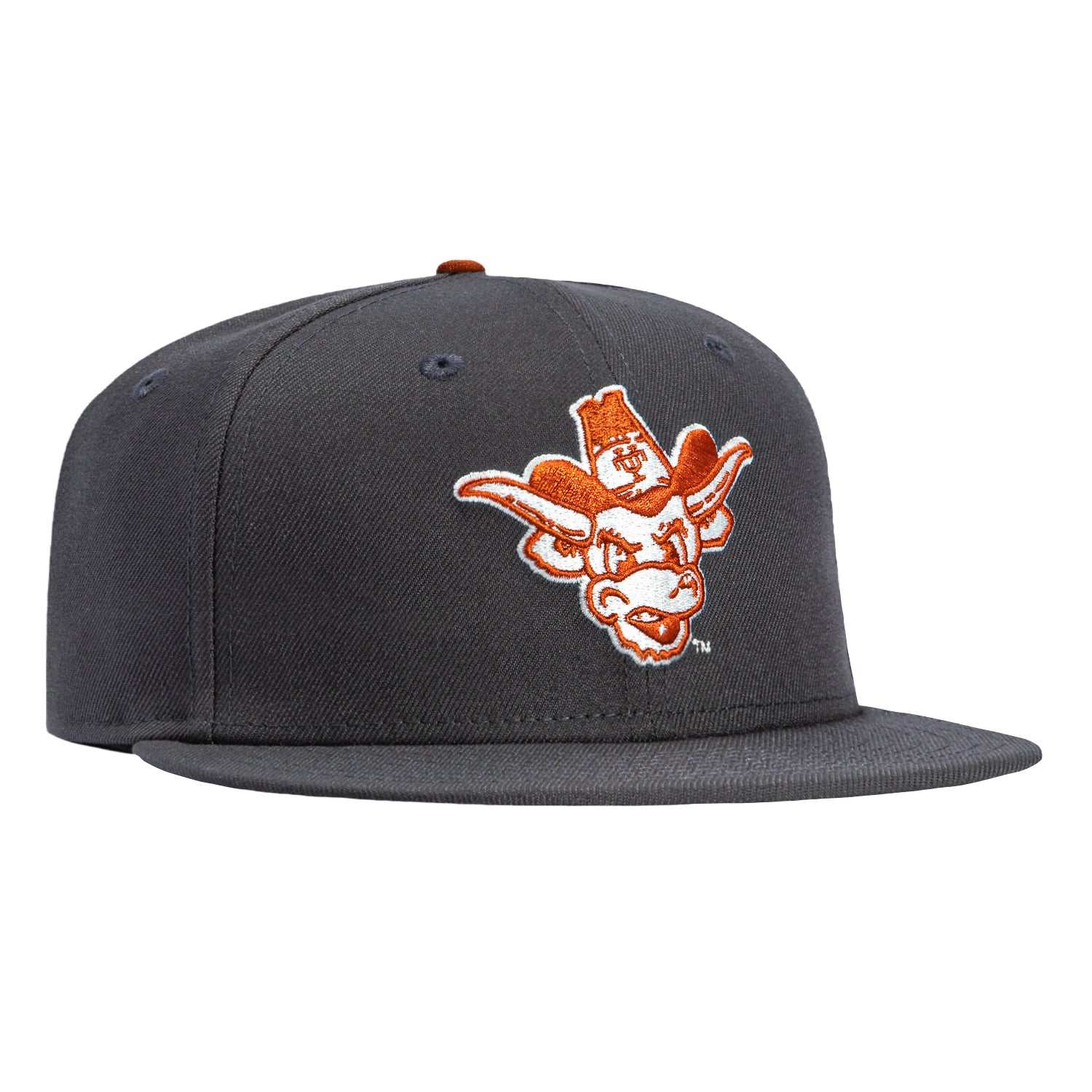 New Era 59Fifty Texas Longhorns Bevo Hat - Graphite – Hat Club