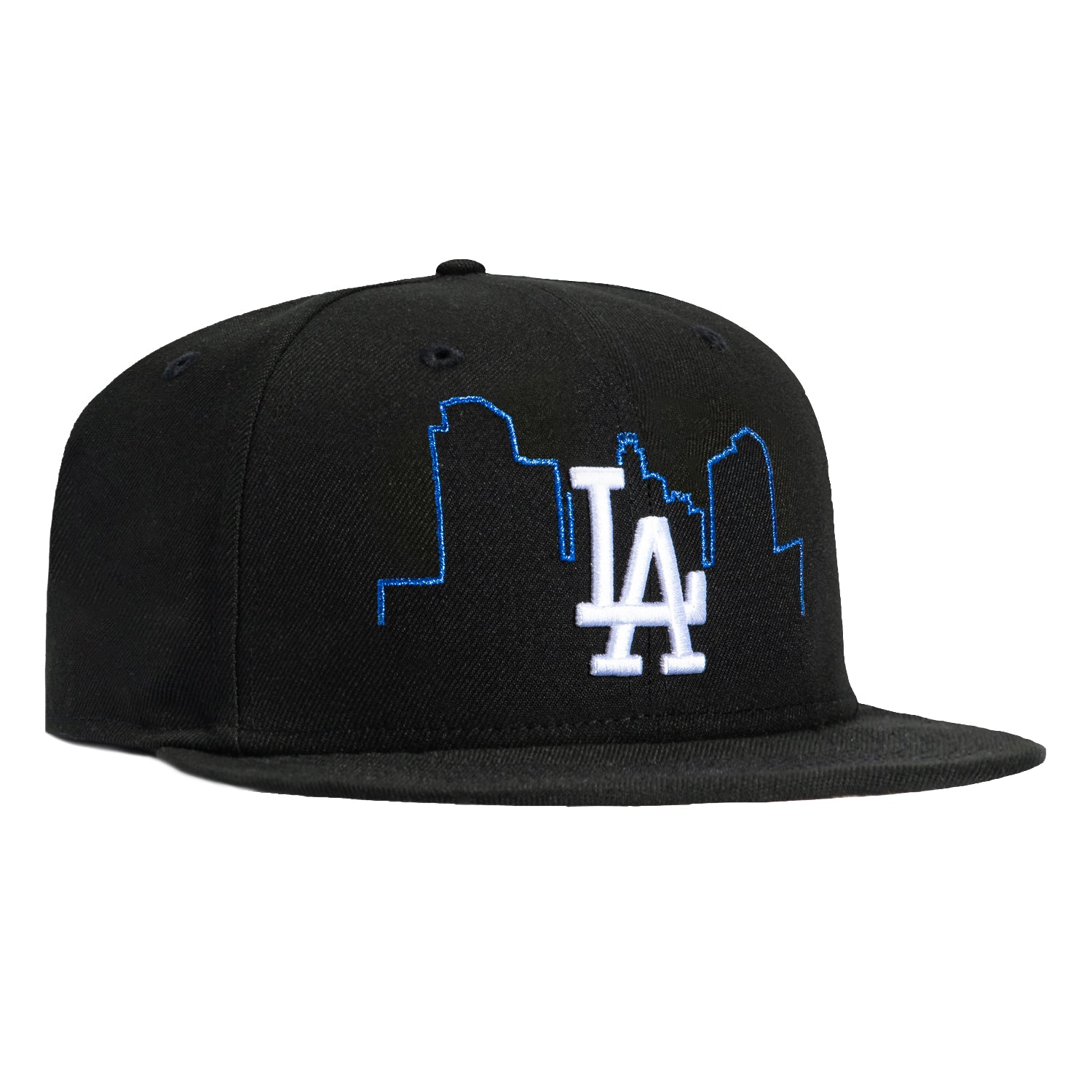 New Era 59Fifty Los Angeles Dodgers Skyline Hat - Black – Hat Club