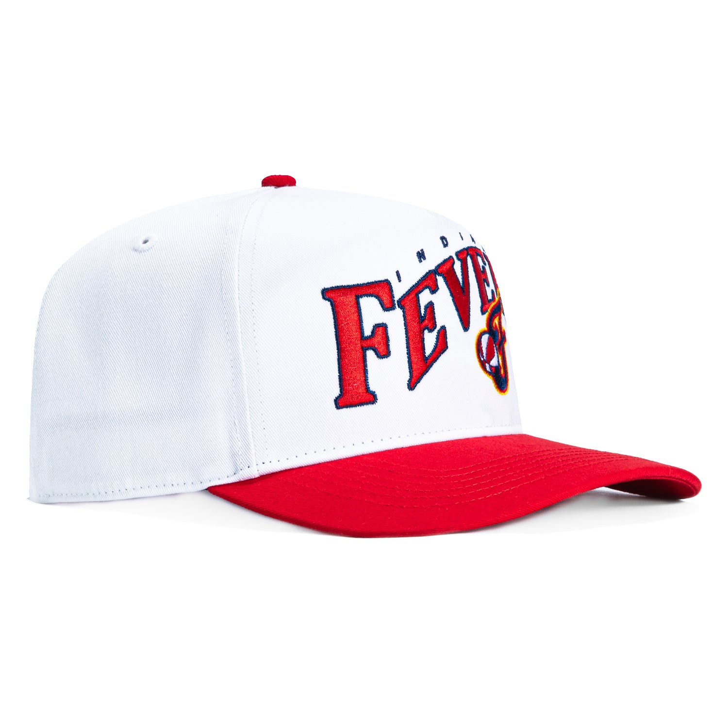 47 Brand Indiana Fever Hitch Wave Snapback Hat - White, Red – Hat Club