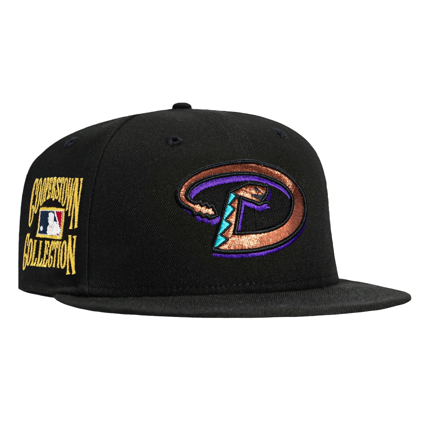 New Era 59Fifty Arizona Diamondbacks Gold Cooperstown Collection Patch ...