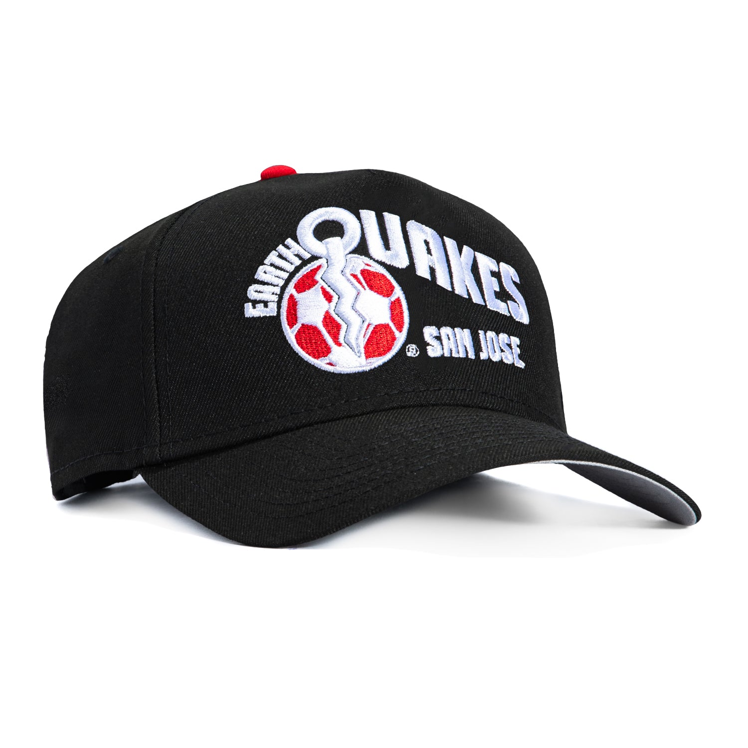New Era 9Forty A-Frame San Jose Earthquakes Snapback Hat - Black – Hat Club