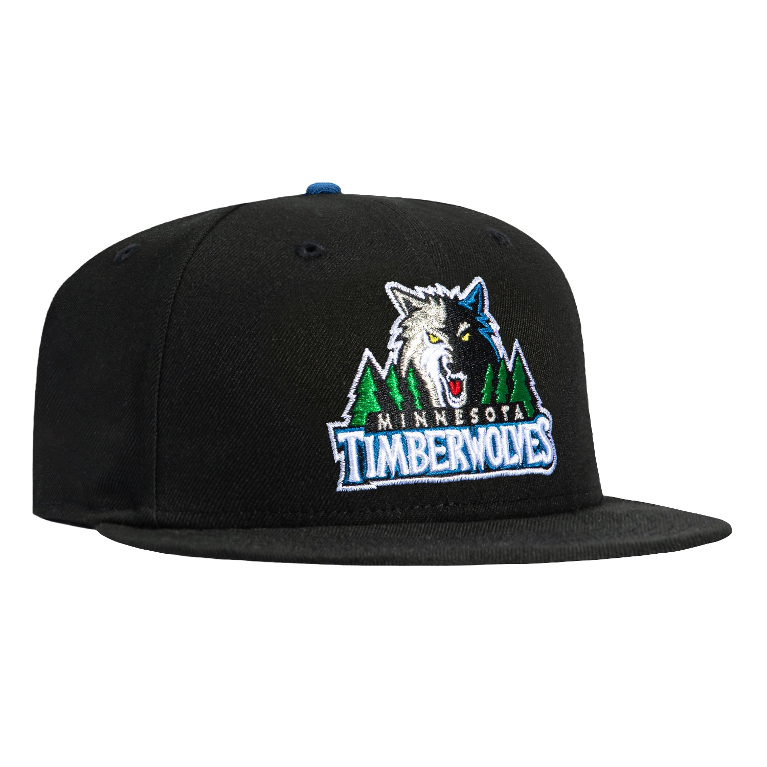 New Era 59Fifty Minnesota Timberwolves 1996 Logo Hat - Black – Hat Club