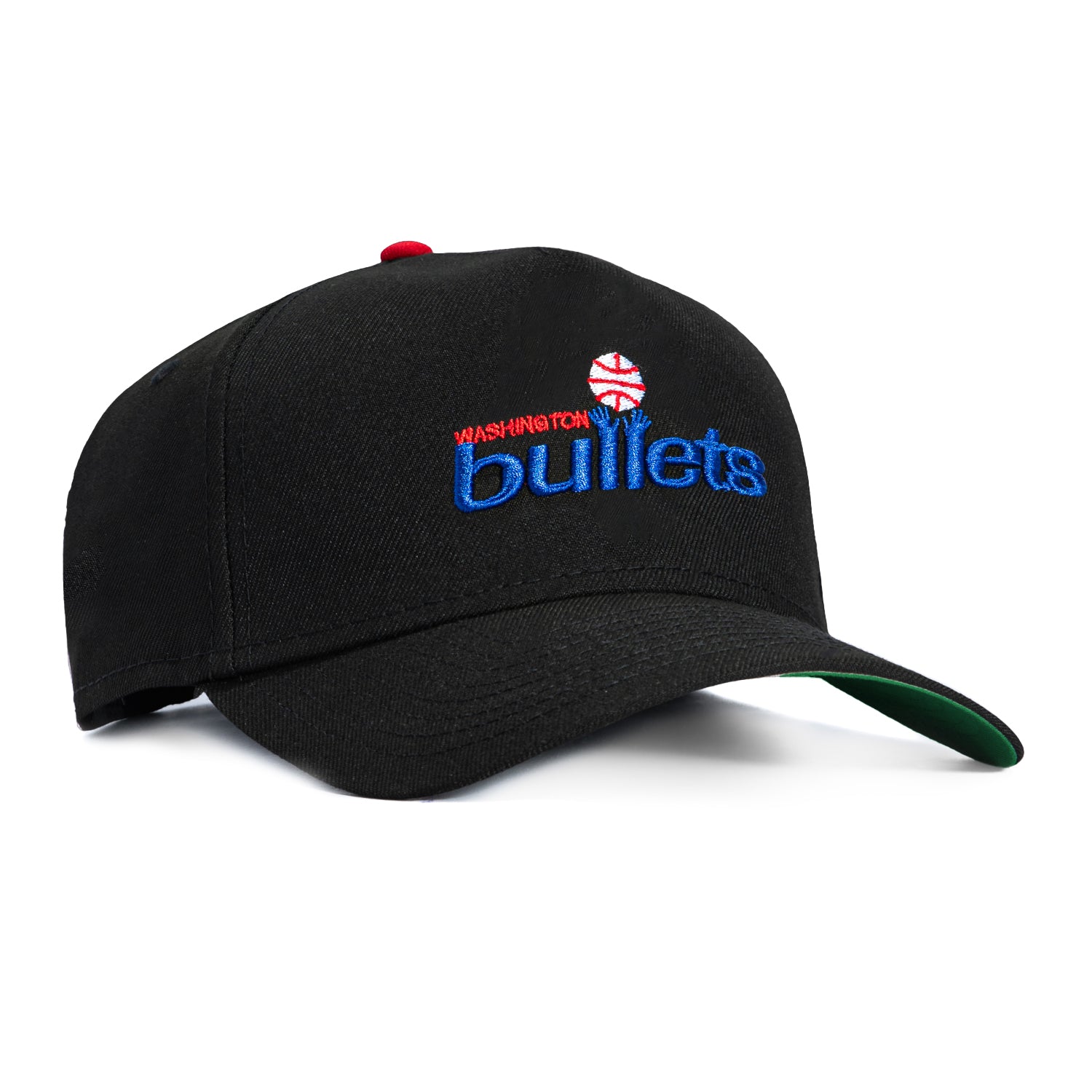 New Era 9Forty A-Frame Washington Bullets Logo Snapback Hat - Black ...