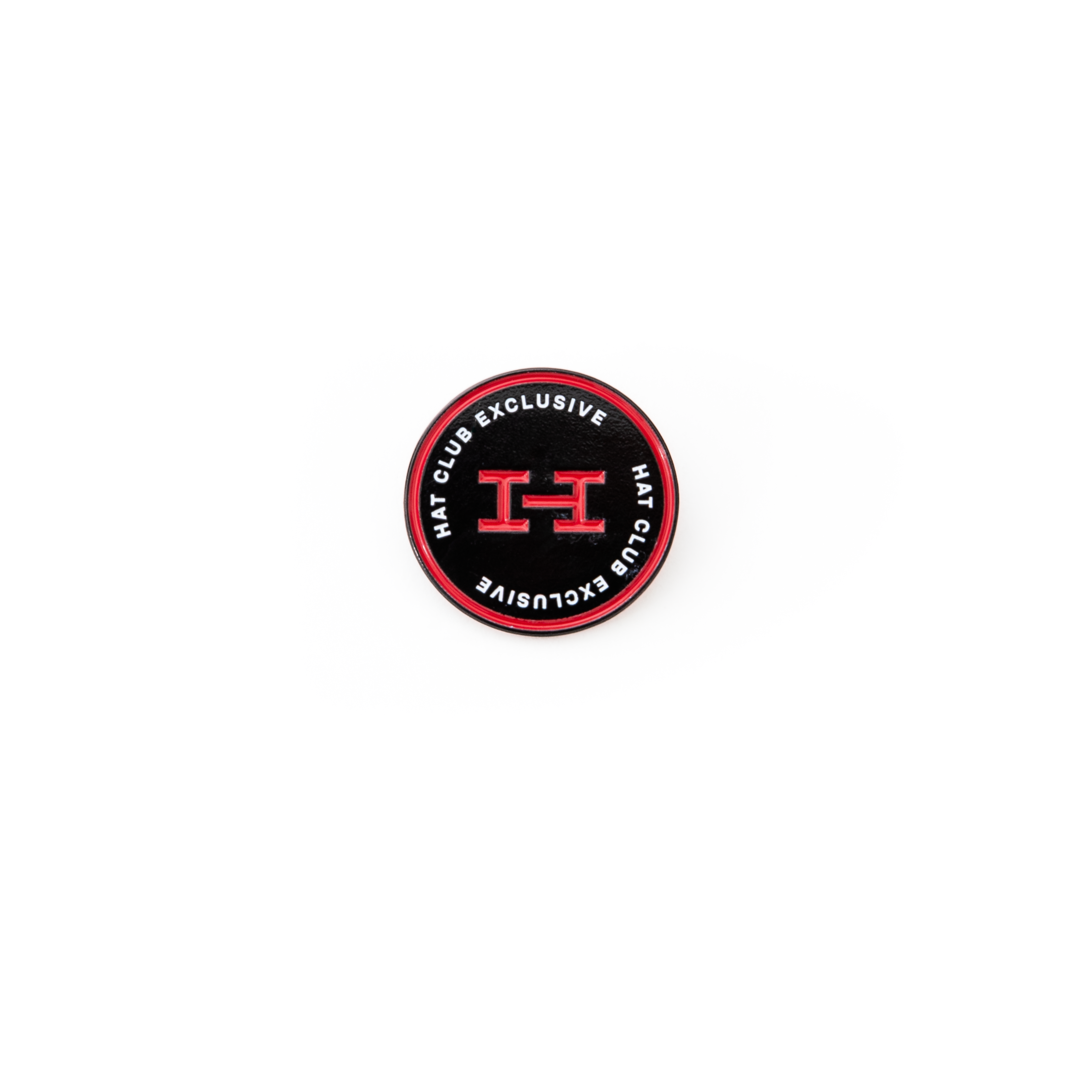 Hat Club Exclusive H Logo Pin - Black, Red