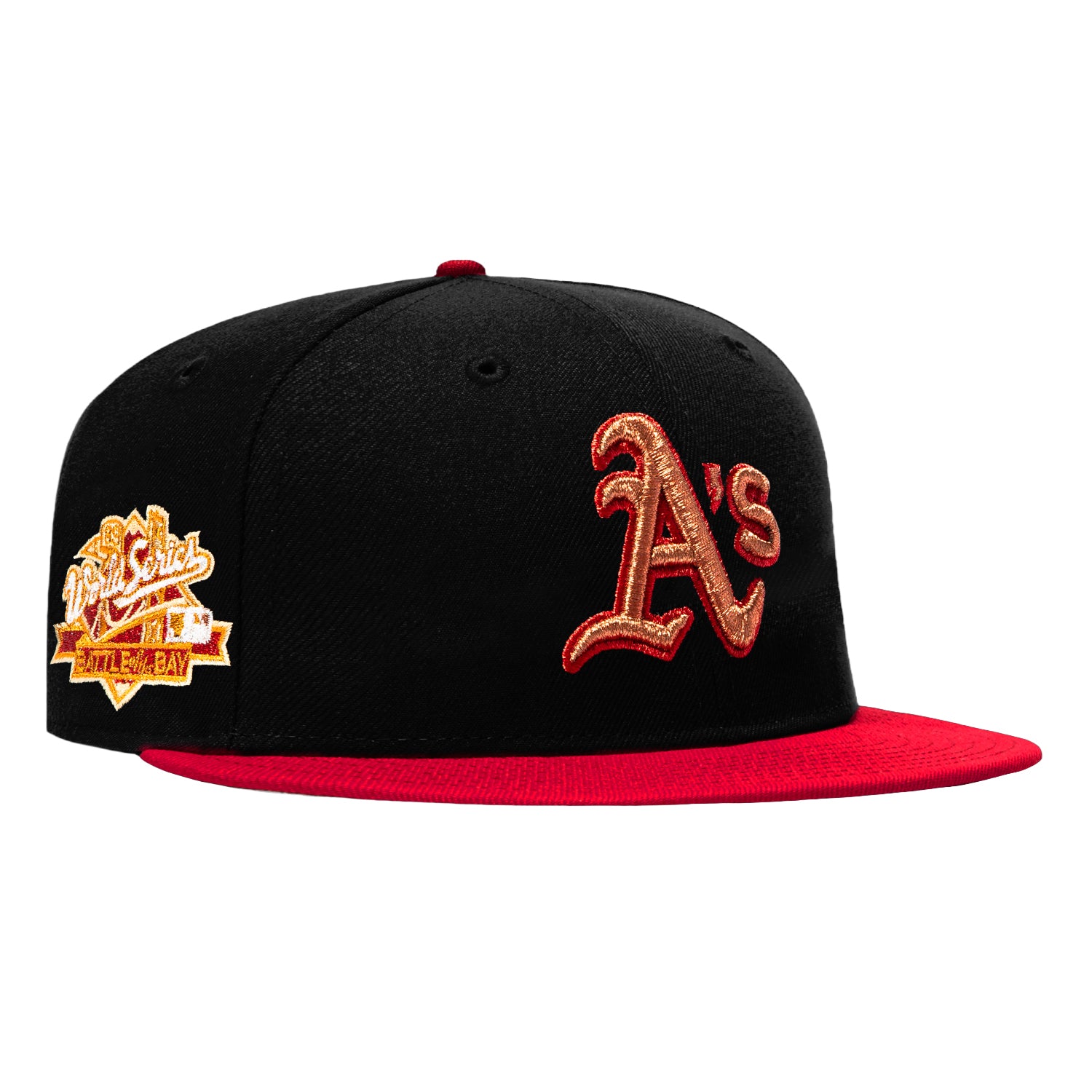 New Era 59Fifty Rotten Apple Oakland Athletics Battle of the Bay Patch ...