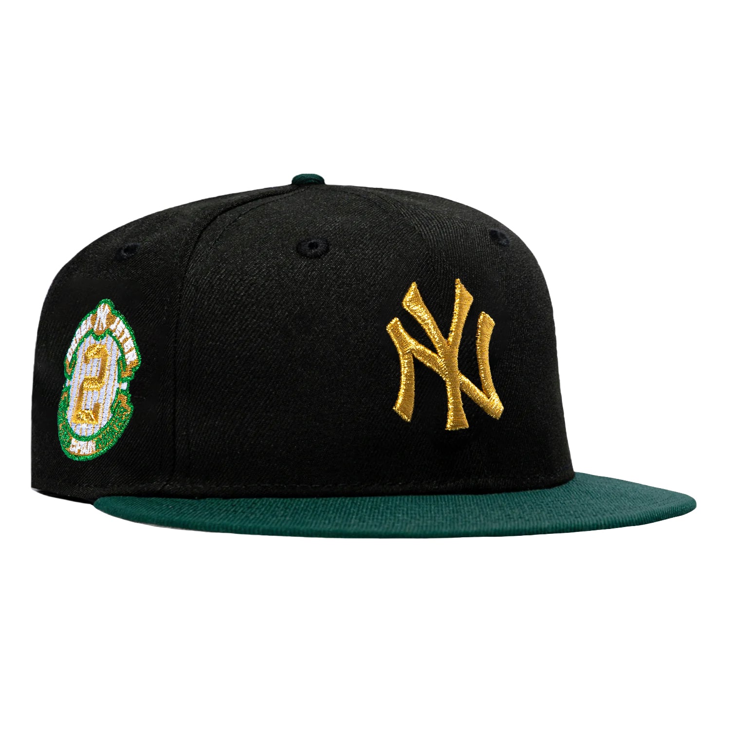 New Era 59Fifty New York Yankees Derek Jeter 2 Patch Hat - Black, Gree ...