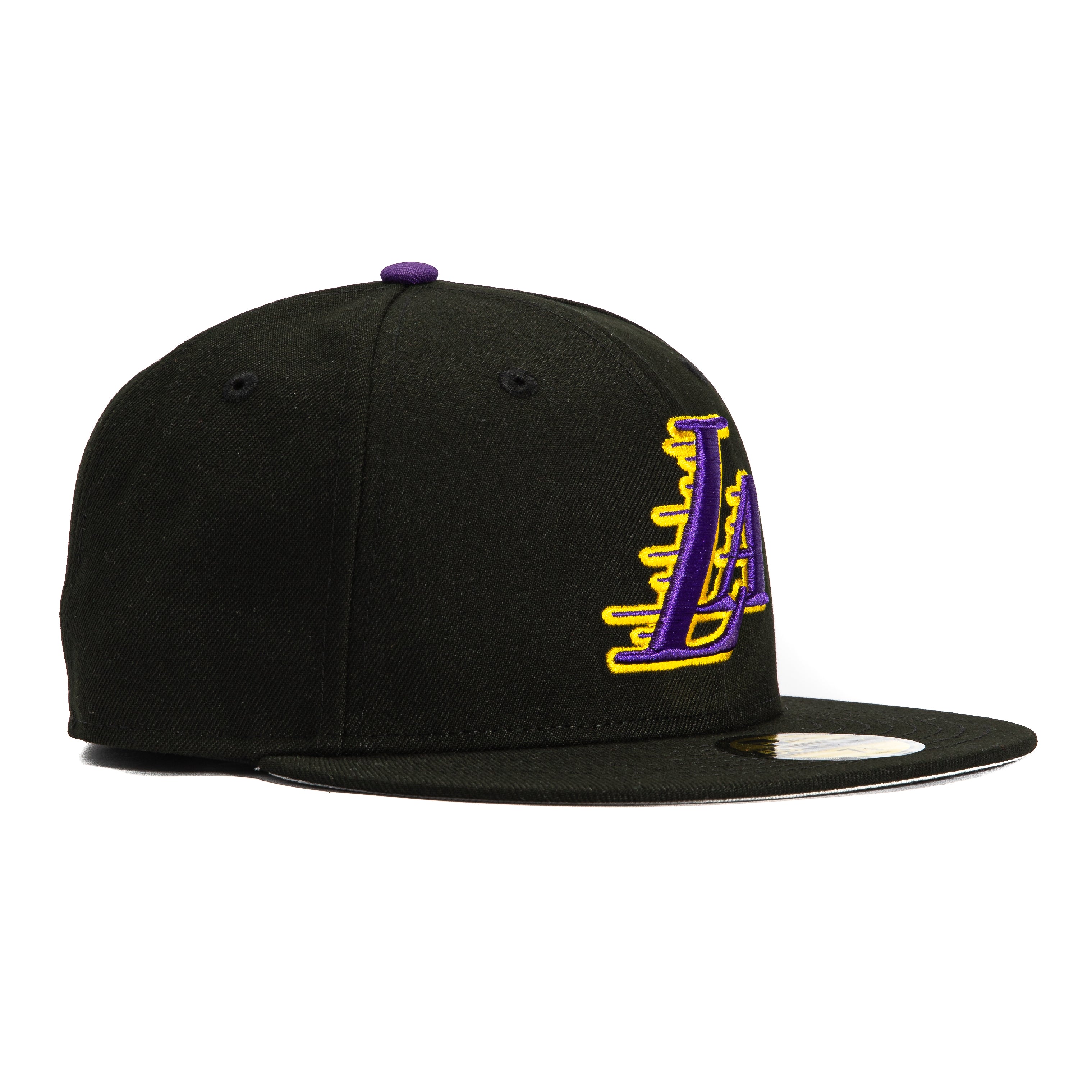 New Era 59Fifty Los Angeles Lakers Staples LA Motion Hat - Black, Purp ...