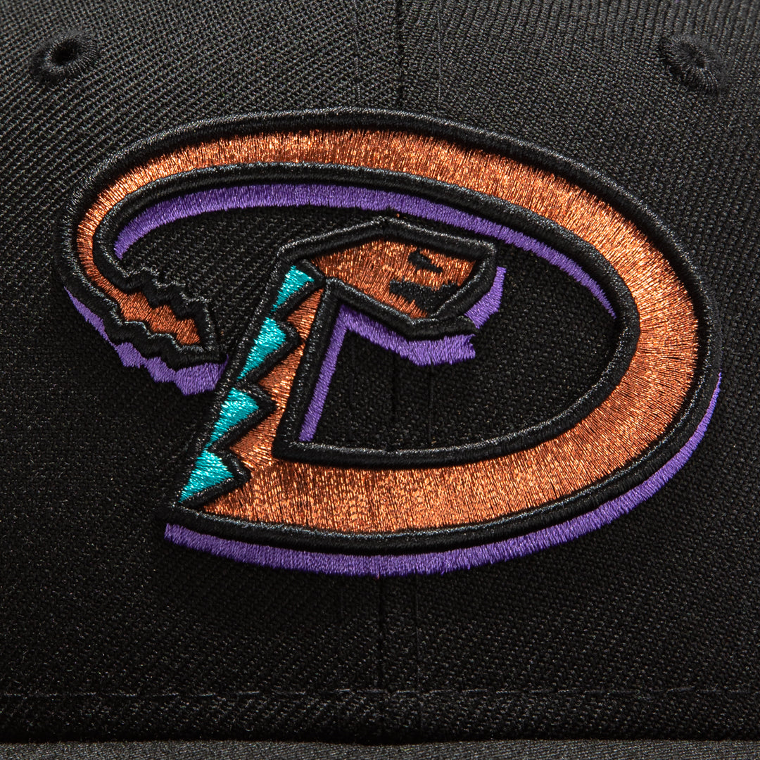 New Era 59Fifty Retro On-Field Arizona Diamondbacks D Hat -Black, Meta ...