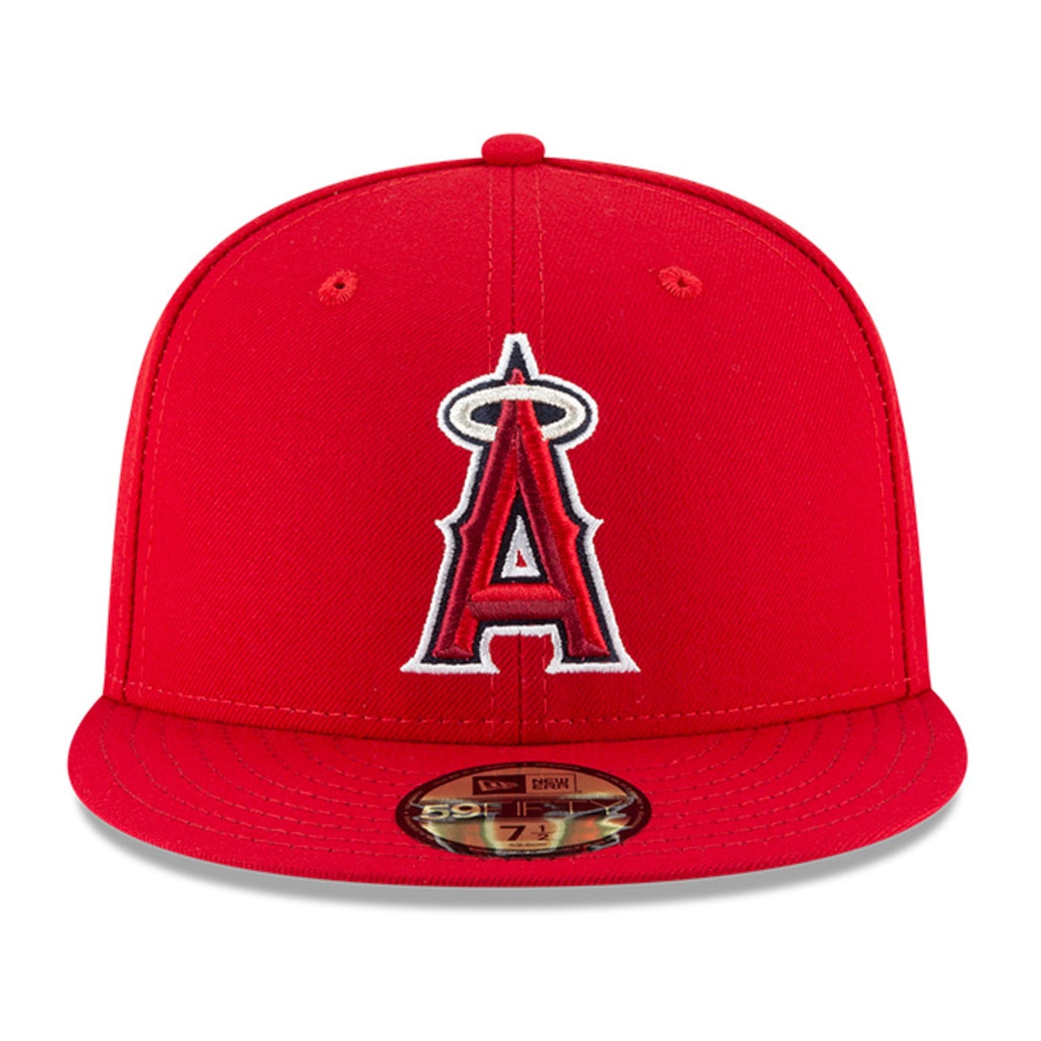 New Era 59Fifty Authentic Collection Los Angeles Angels Game Hat - Red ...