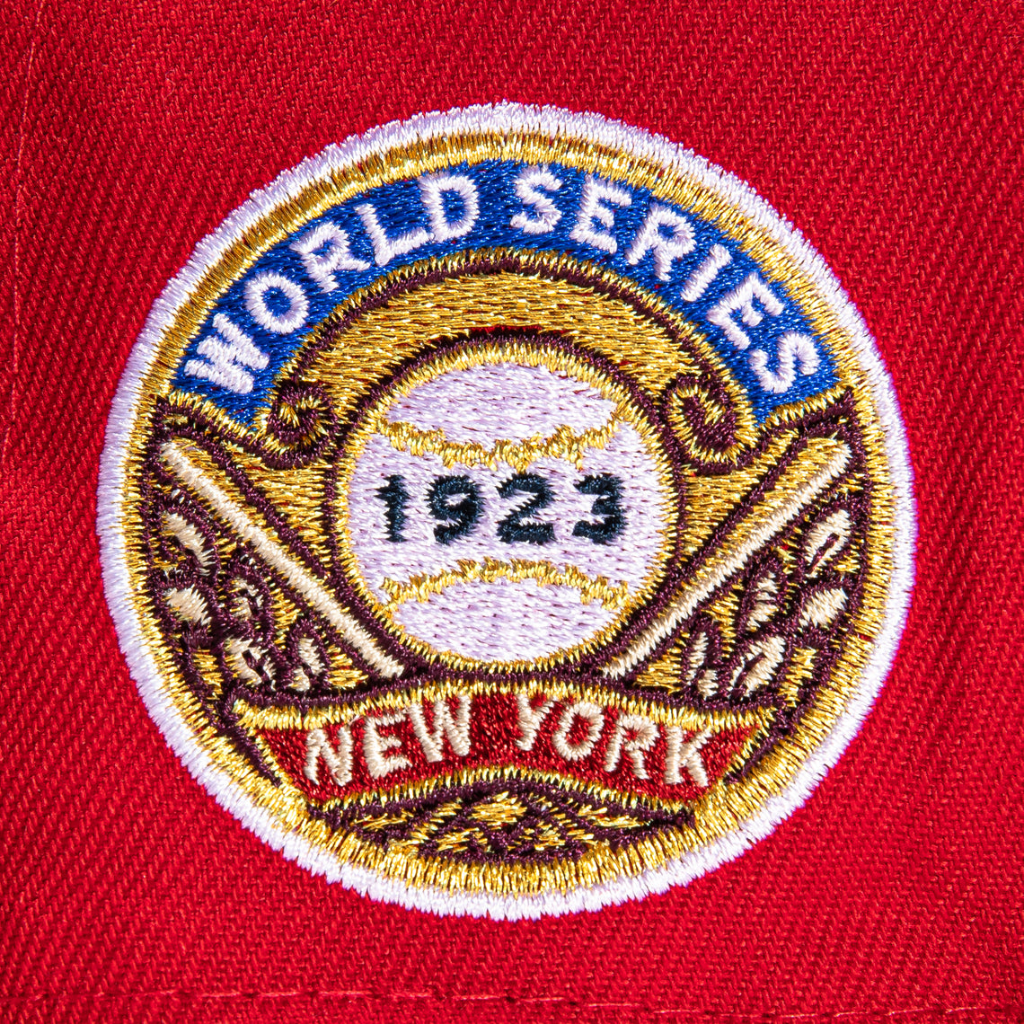 New Era 59Fifty New York Yankees 1923 World Series Patch Hat - Red, Wh ...
